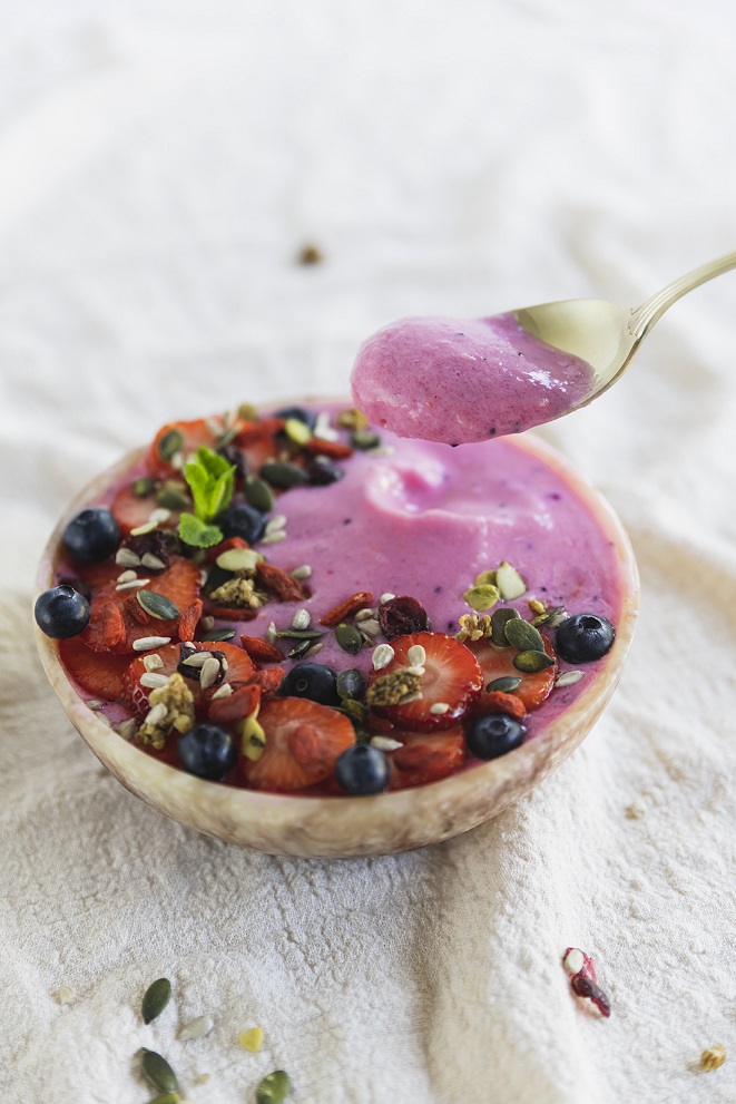 Fast Fruit - Roze smoothie bowl